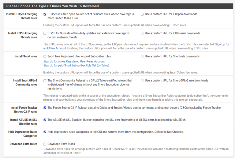 Suricata IDS/IPS on pfSense – MICHAŁ SOBCZAK